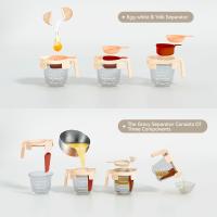 China Multifunctional 700ml Capacity High Borosilicate Glass Measuring Cup Set for Food Preparation for sale
