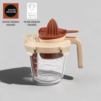 China Multifunctional 700ml Capacity High Borosilicate Glass Measuring Cup Set for Food Preparation for sale