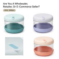 China IKOO FDA Approved 1500ml Durable Glass VitaBowl 1000ml with Silicone Sleeve for sale