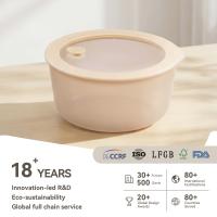 China IKOO Translucent Colorful Glass Food Container Set with Glass Lid  Plastic Free Meal Prep Container Set, Airtight Food Storage Containers with Air Vent Lid for sale