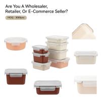 China IKOO Stainless Steel Food Container 0.45mm Stackable Airtight for sale
