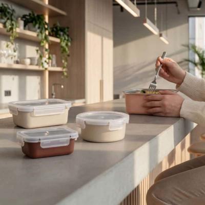 China IKOO Stainless Steel Food Container 0.45mm Stackable Airtight for sale