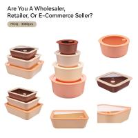 China Non-stick Coating Borosilicate Glass Food Container with Airtight Glass Lid - Microwave and Oven Safe for sale