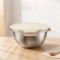 China IKOO 304 Stainless Steel Mixing Bowl with PP Lid 1350ml 2500ml 4350ml for sale