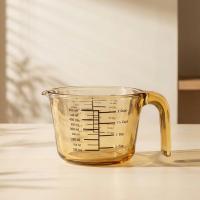 China IKOO Glass Measuring Cups Heat Resistant Glass Measuring Tools for sale