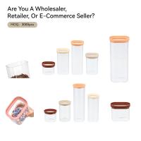 China IKOO Borosilicate Glass Canister with Tempered Lid - Multiple Sizes for sale