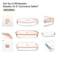 China Customized Oven Safe Glass Baking Dish with Vented Glass Lid in 800ml-3600ml Capacity for sale