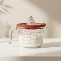 China IKOO High Borosilicate Glass Measuring Cup 500ml Microwave Safe for sale