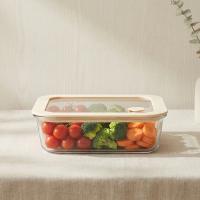 China IKOO Glass Meal Prep Containers Set with Glass Lid for sale