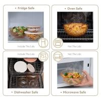 China Space-Saving BPA-free Glass Salad Bowls with Nesting Design for E-commerce & DTC Brands for sale