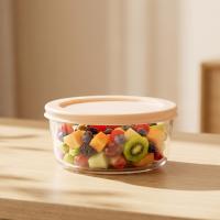 China Microwave and Dishwasher Safe Borosilicate Glass Food Storage Containers with BPA-Free Lids for sale