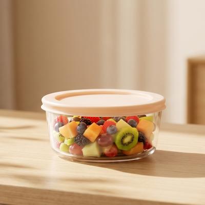 China Microwave and Dishwasher Safe Borosilicate Glass Food Storage Containers with BPA-Free Lids for sale
