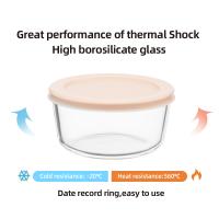 China Microwave and Dishwasher Safe Borosilicate Glass Food Storage Containers with BPA-Free Lids for sale