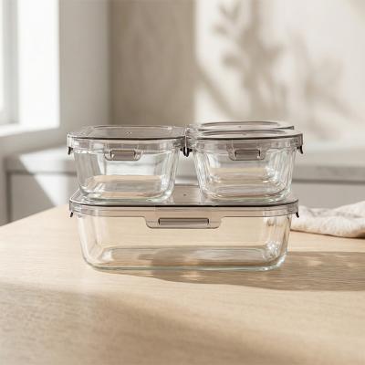 China IKOO Borosilicate Glass Food Containers Wholesale for sale