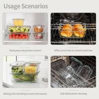 China IKOO Borosilicate Glass Food Containers Wholesale for sale