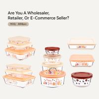 China IKOO BPA-free LFGB/FDA Certified Reusable Glass Meal Prep Containers with Simply Lid for sale