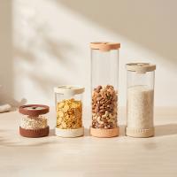 China IKOO High Borosilicate Glass Canister with Tempered Glass Lid - 450ml to 2000ml for sale