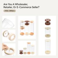 China IKOO High Borosilicate Glass Canister with Tempered Glass Lid - 450ml to 2000ml for sale