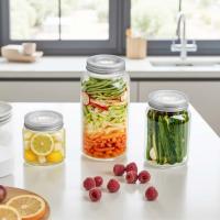 China airtight vacuum seal glass jars with professional display aesthetics for Artisan Coffee Roasters & Specialty Tea Brands for sale