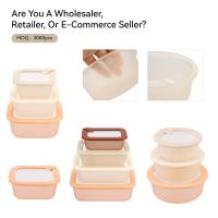 China IKOO LFGB/FDA Certified Glass Food Storage Container with Glass Lids Round for sale