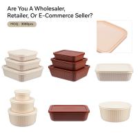 China IKOO Borosilicate glass food storage containers with Lid for sale