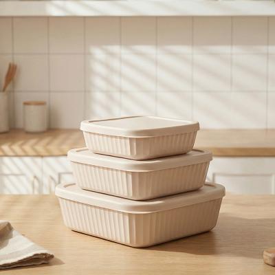 China IKOO Borosilicate glass food storage containers with Lid for sale