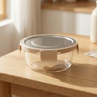 China chemical-free borosilicate glass food  storage container with drop test packaging for Premium DTC lifestyle brands for sale