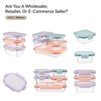 China Snap & Nest Reusable Leak Proof Glass Food Storage Containers With Lfgb Certificate For Home Living E-commerce & DTC Brands for sale
