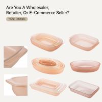China China Supplier IKOO 700ml Non Stick Coating Glass Baking Dish Oven Safe for sale