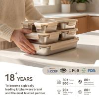 China Durable Design Stainless Food Containers With Bsci Certification For Eco-friendly & Sustainable for sale