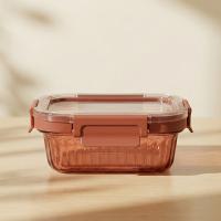 China Unique Color Microwave Safe Glass Containers With Glass Lids For Grocery Chains & Private Label Distributors for sale