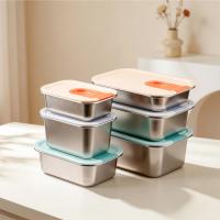 China zero returns stainless steel food storage box with complete sizes for Online Home Goods Wholesalers for sale