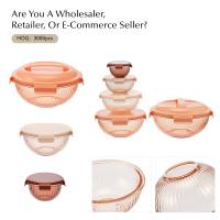 China Nestable Borosilicate Glass Bowl Set for Premium Kitchen & Home Living Brands for sale