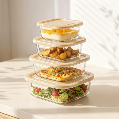 China simple design glass meal prep strong product presentation for E-commerce & DTC Brand Owners for sale