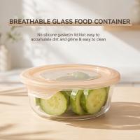 China IKOO High Borosilicate Glass Food Container with PP Lid - Thermal Shock 120℃, Leak Proof, and Airtight for Safe Storage for sale