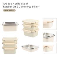 China Eco-friendly Stainless Steel Food Storage Box Withzero-waste Aesthetics For Eco-Friendly & Sustainable Lifestyle Brand Owners for sale