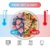 China Oven-Safe High Borosilicate Glass Mixing & Serving Bowl Set for Premium Kitchenware Brands for sale