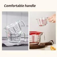 China Borosilicate Glass Measuring Cups with PP Lids for Promotional & Loyalty Programs for sale