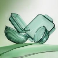 China Teal Borosilicate Glass Bakeware for Established Cooking Appliance Brands for sale