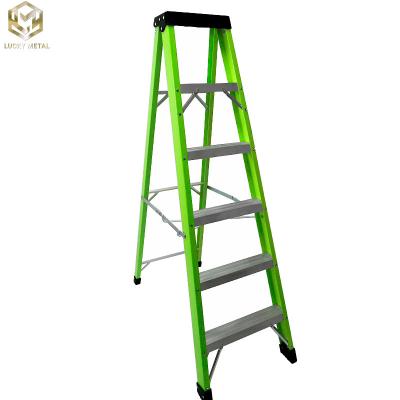 China Herringbone FRP Aluminium Telescopic Ladder With Pulley Insulated for sale