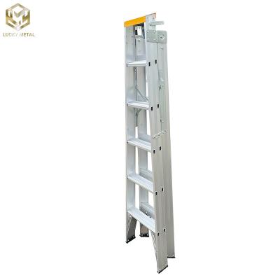 China Multi-Position Aluminium Telescopic Ladder 3.5m For Construction With Tool Tray for sale