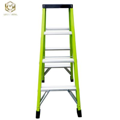China Dual Safety Lock System 4.2m Telescopic Aluminium Ladder Compact 83cm Storage for sale
