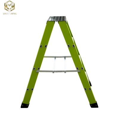 China ​EN131 Certified 15ft Aluminum Telescopic Ladder Non-Slip Steps Compact Design for sale