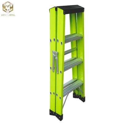 China 4.5kg Ultra Lightweight Telescoping Aluminium Ladder 3.8m Max Height Anti-Shock for sale