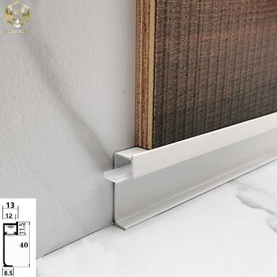 China Corrosion-Resistant Marine Grade Aluminum Baseboard Trim For Coastal Buildings for sale