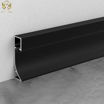 China Heavy Duty Aluminium Skirting Profile 2.5mm Thickness Anti-Scratch Surface for sale
