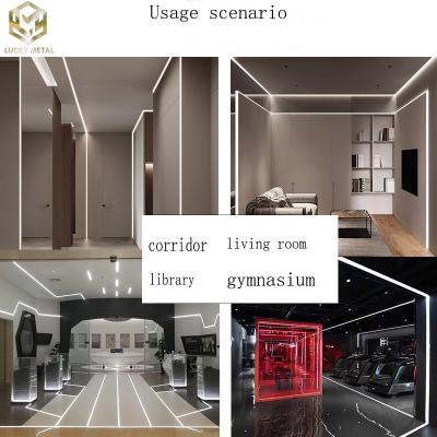 China ​Diy-Friendly Aluminum LED Strip Profile Adjustable Length Pre-Drilled Holes for sale