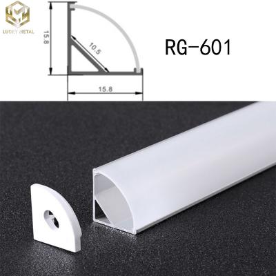 China 1m 2m 3m Aluminium Led Strip Profile For Outdoor Lighting Slim for sale