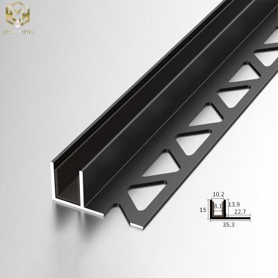 China 30x30 Aluminium Edge Trim Profiles 2mm Thickness Customized for sale