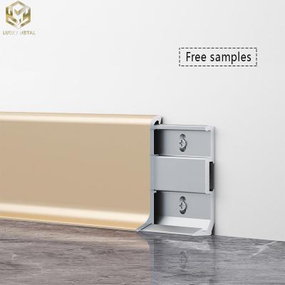 China Commerical Aluminium Skirting Board Trim Wall Decoration for sale